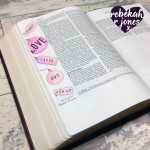 Creating On The Back Side Of A Bible Page - Bible Art Journaling ...